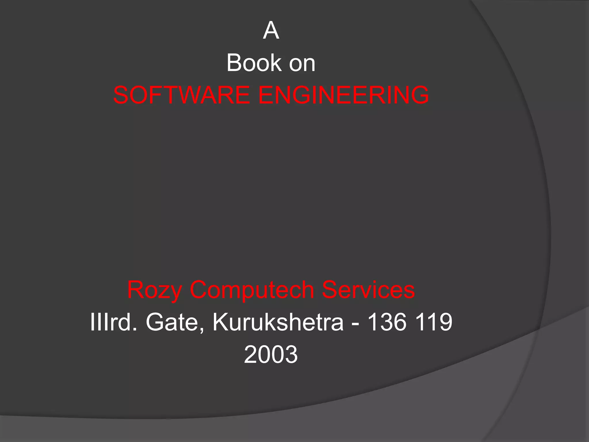 Software Engineering | PPSX | Computer Software and Applications | Computing