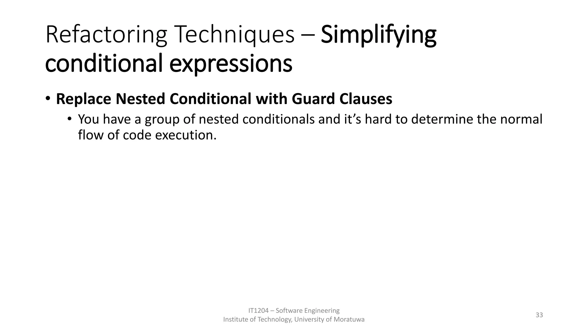 IT1204 - Software Engineering - L12 | PPT