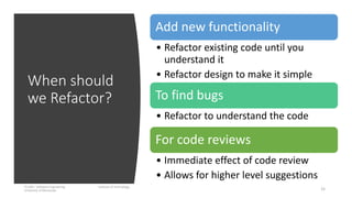 IT1204 - Software Engineering - L12 | PPT