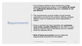 IT1204 - Software Engineering - L4 | PPT