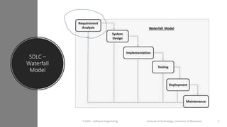 IT1204 - Software Engineering - L4 | PPT