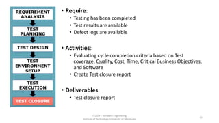 IT1204 - Software Engineering - L7 | PPTX