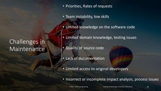 IT1204 - Software Engineering - L9 | PPTX | IT and Internet Support | Internet