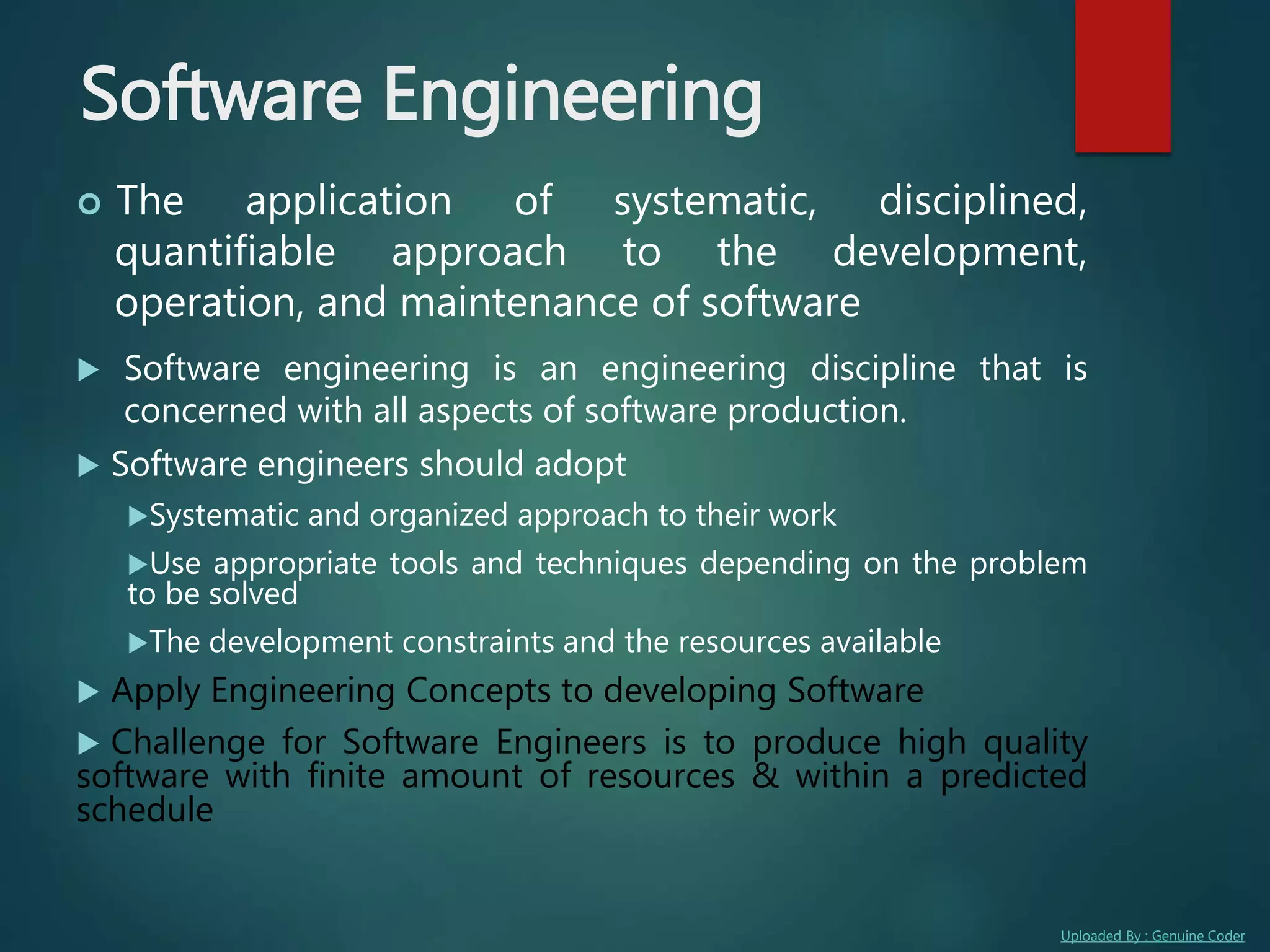 Software engineering : Layered Architecture | PPTX