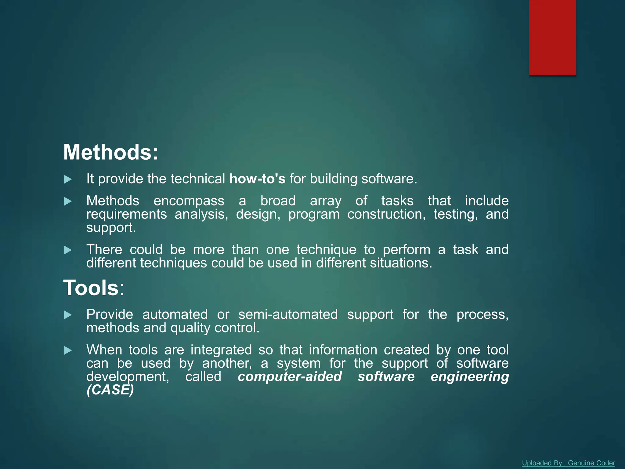 software engineering BASICS ARCHITECTURE | PPTX