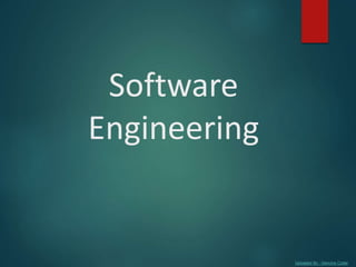 software engineering BASICS ARCHITECTURE | PPTX