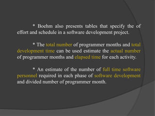 Staffing level estimation | PPTX | Computer Software and Applications | Computing
