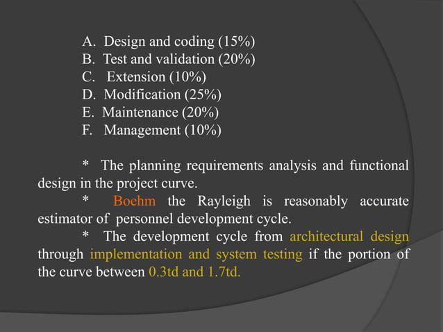 Staffing level estimation | PPTX | Computer Software and Applications | Computing
