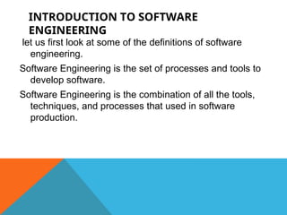Introduction to Software Engineering.ppt