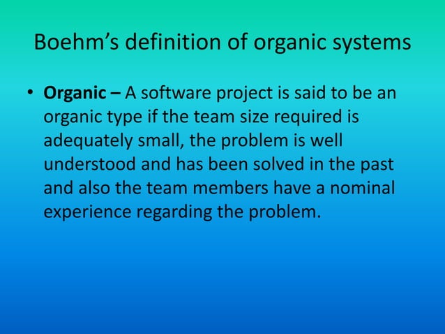 Software Engineering 10 Software Cost Estimation Cocomo Ppt Free Download