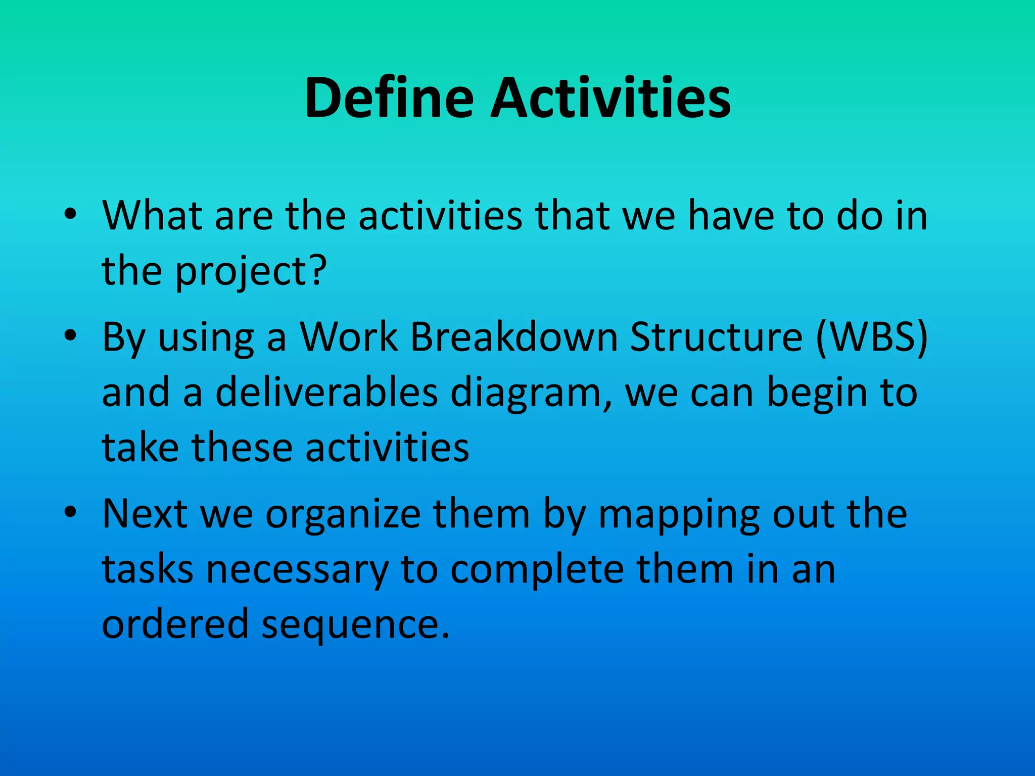 Software engineering 11 project scheduling | PPT