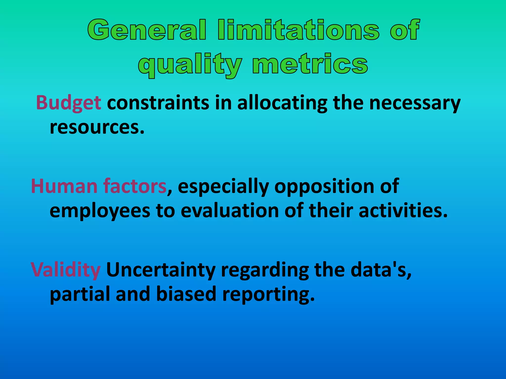 Software engineering 14 software quality metrics | PPT