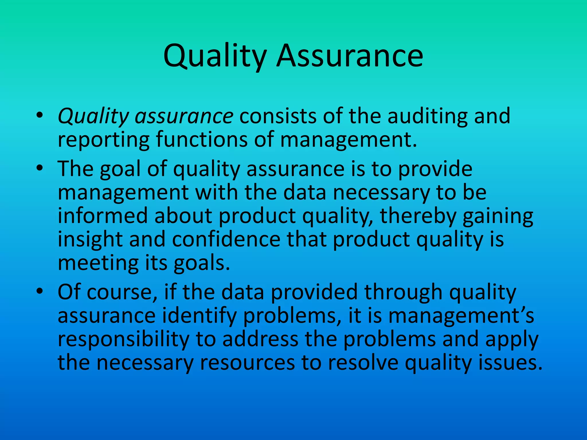 Software engineering 15 software quality assurance practices | PPT