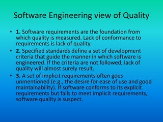 Software engineering 15 software quality assurance practices | PPT