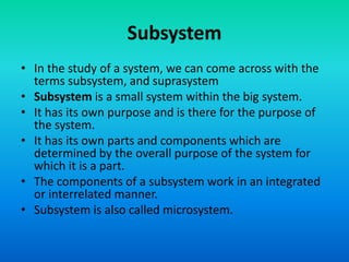 Software engineering 16 systems concepts in software design | PPTX