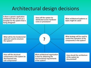 Software engineering 17 architectural design | PPT