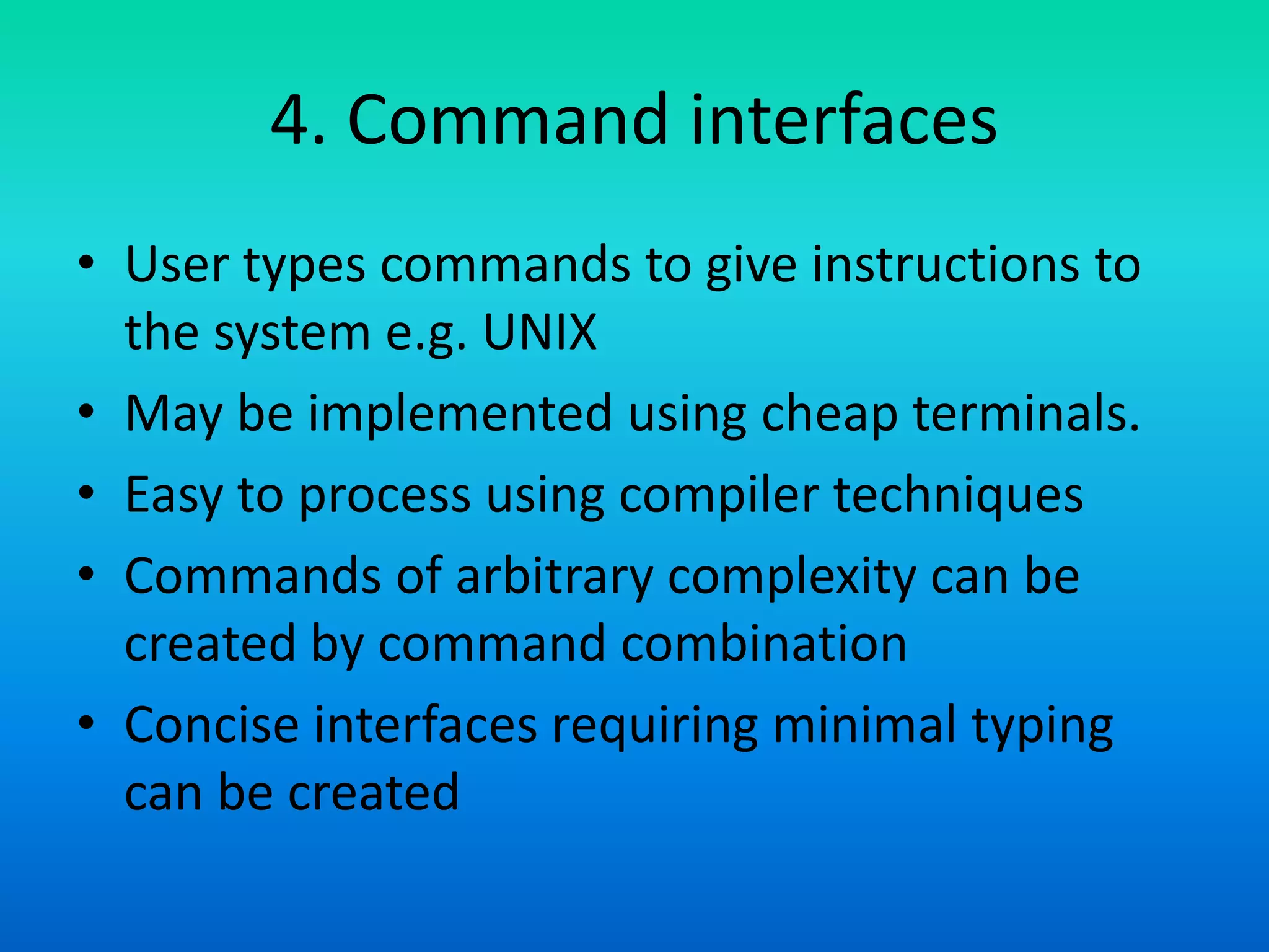 Software engineering 19 user interface design elements | PPTX