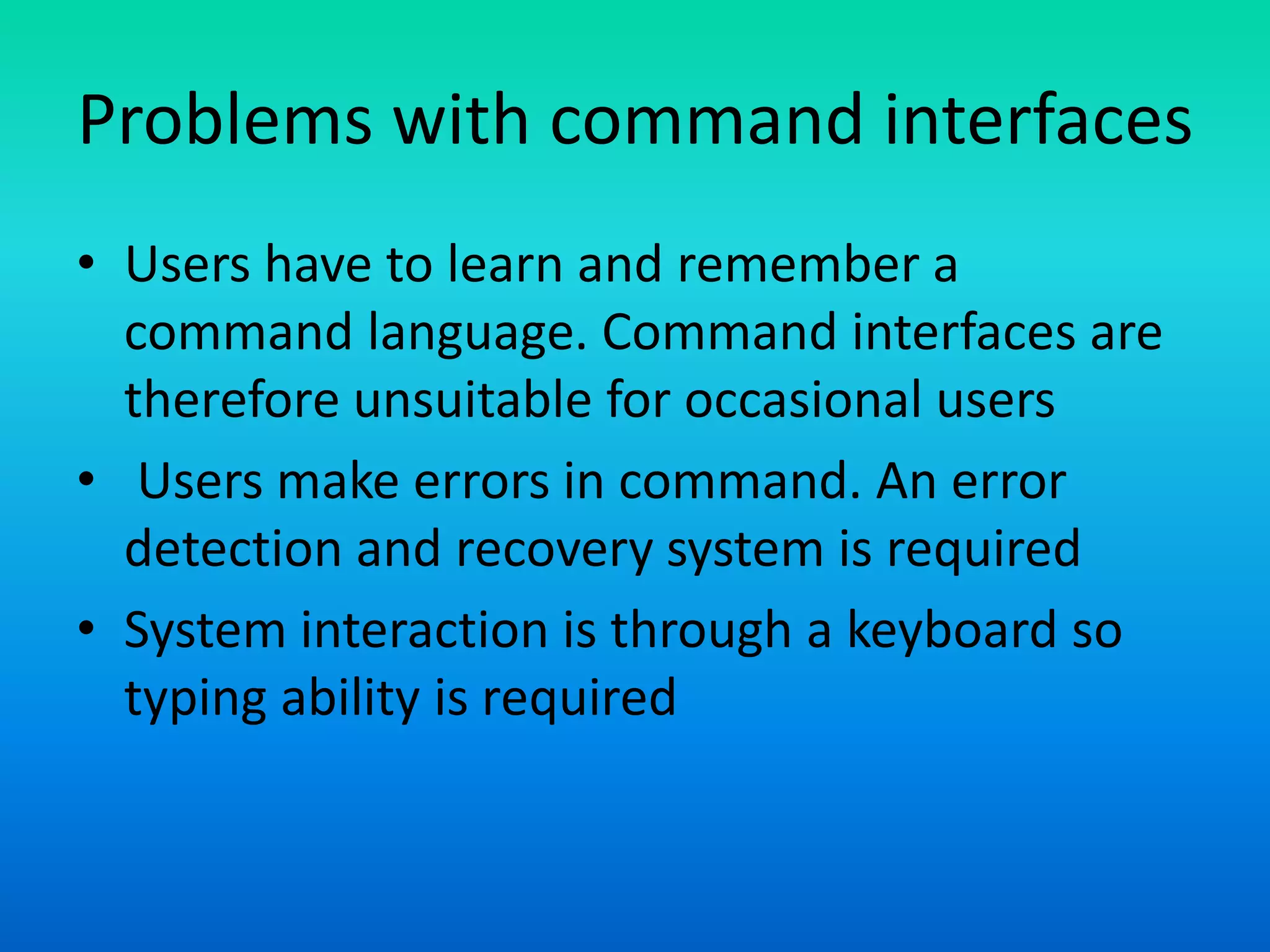 Software engineering 19 user interface design elements | PPTX
