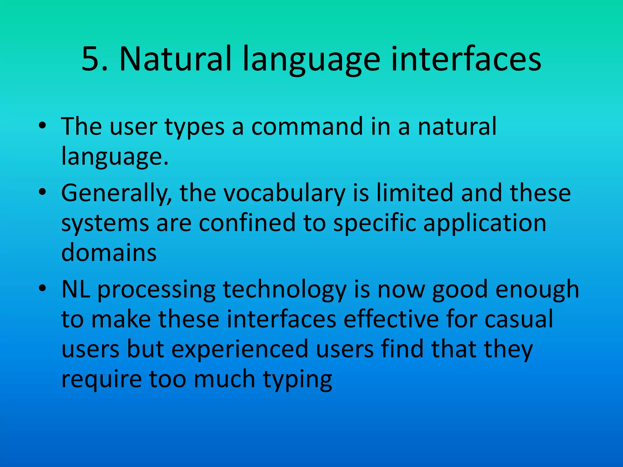 Software engineering 19 user interface design elements | PPTX