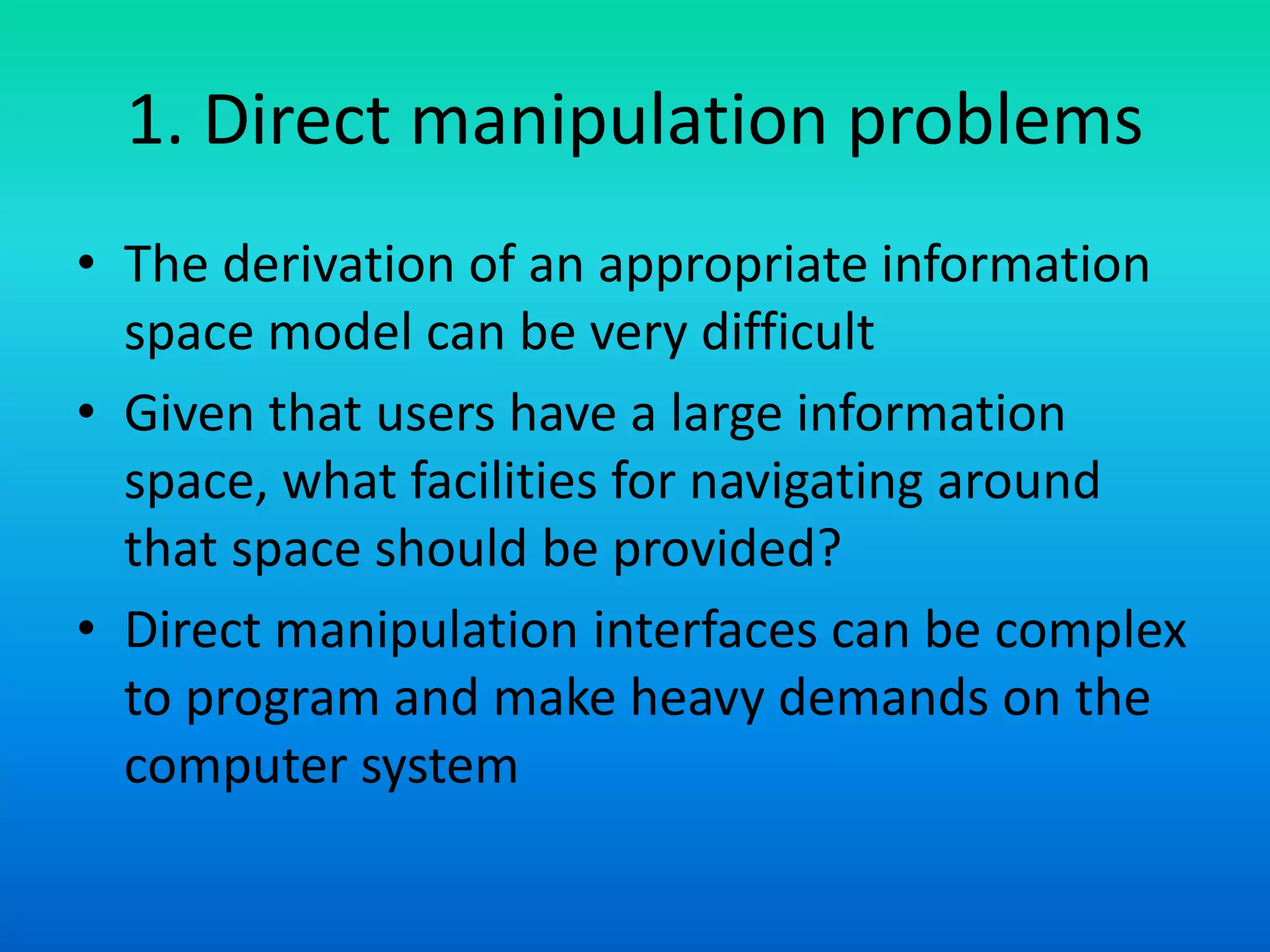 Software engineering 19 user interface design elements | PPTX