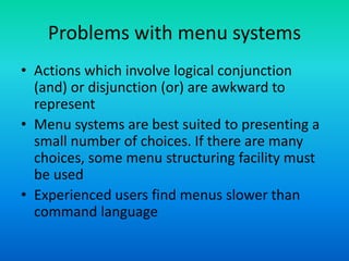 Software engineering 19 user interface design elements | PPTX