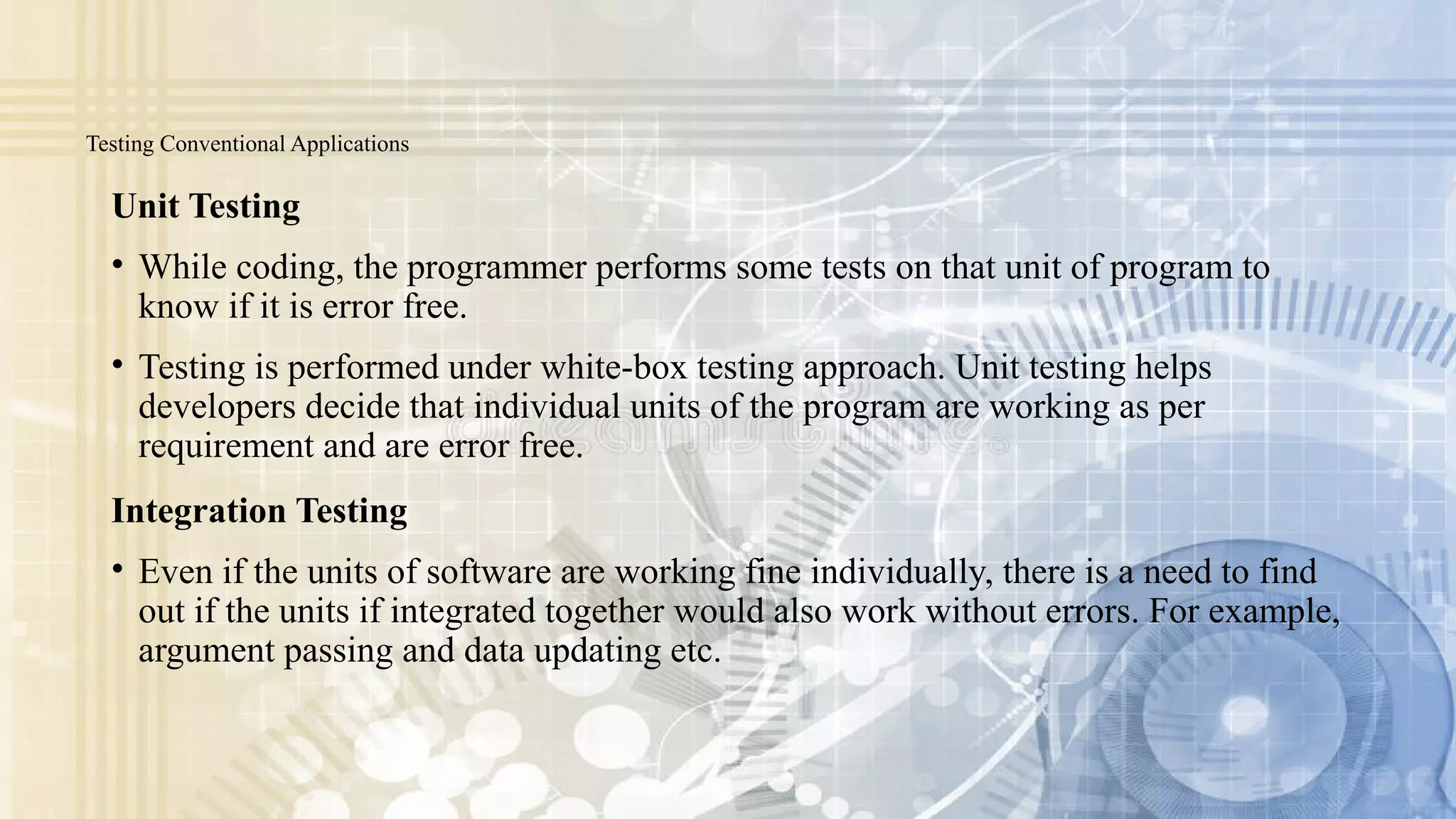 Software engineering Testing technique,test case,test suit design | PPT