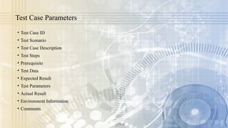 Software engineering Testing technique,test case,test suit design | PPT