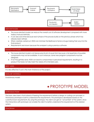 Software engineering 25 models details | PDF