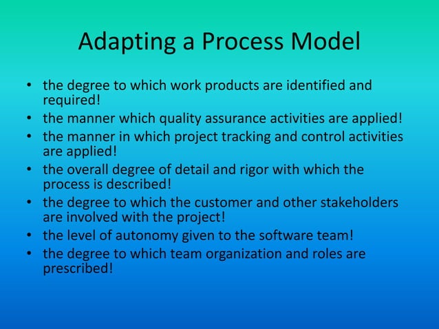 Software Engineering 3 Software Process Ppt 