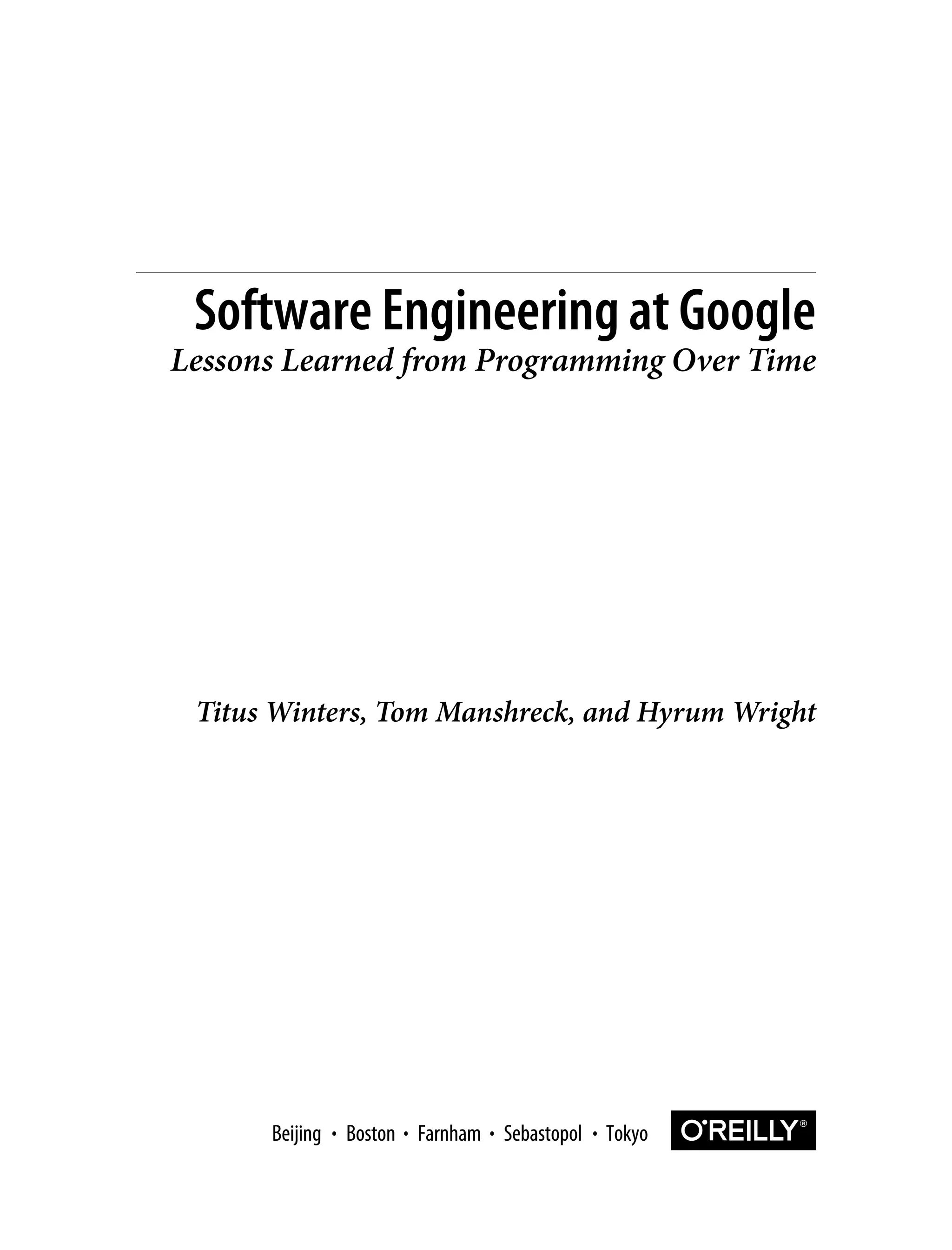Software Engineering at Google.pdf