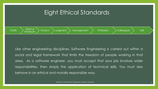 software engineering Code of ethics and professional practices.pptx