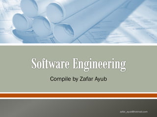 Software Engineering – Course Outline | PPT