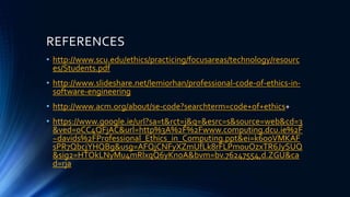 Software Engineering Ethics | PPTX