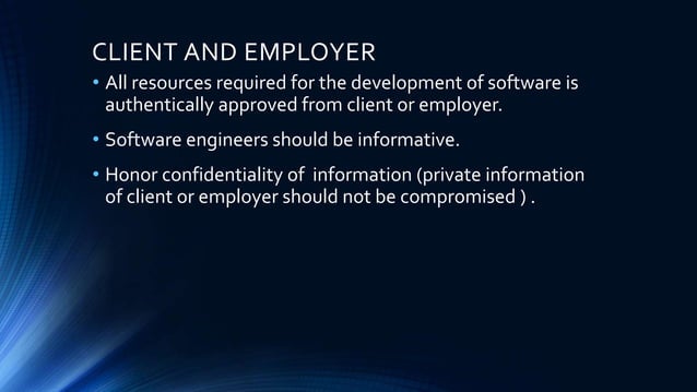 Software Engineering Ethics | PPTX | Operating Systems | Computer ...