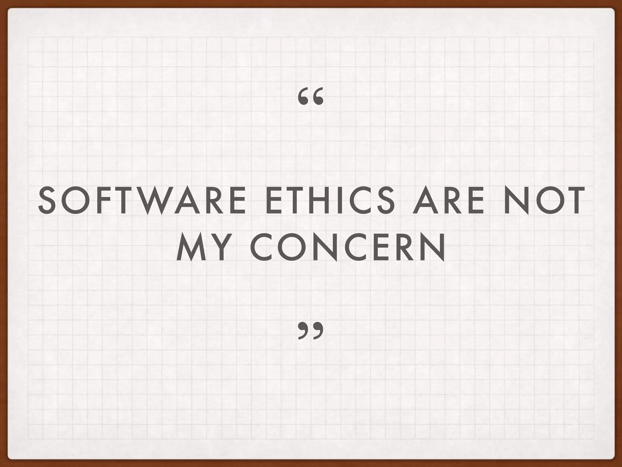 Software Engineering Ethics Myths | PDF