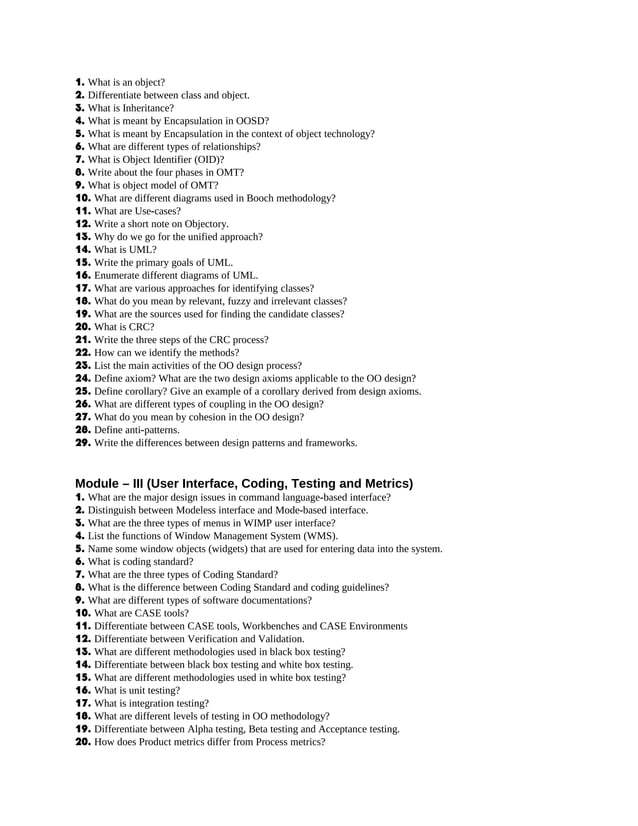 Software engineering FAQ | DOC | Computing | Technology & Computing