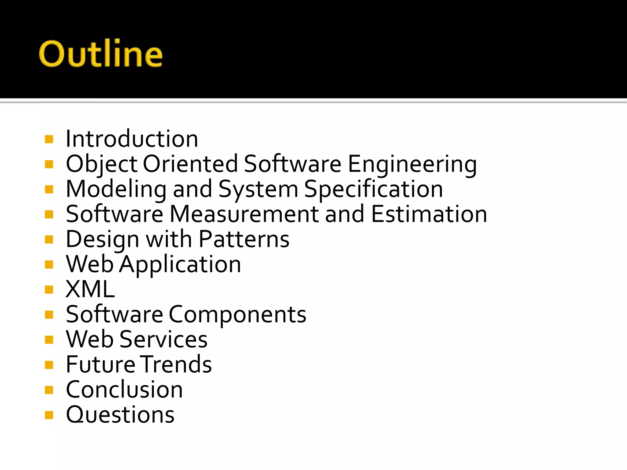 Software Engineering for Web Applications | PPTX