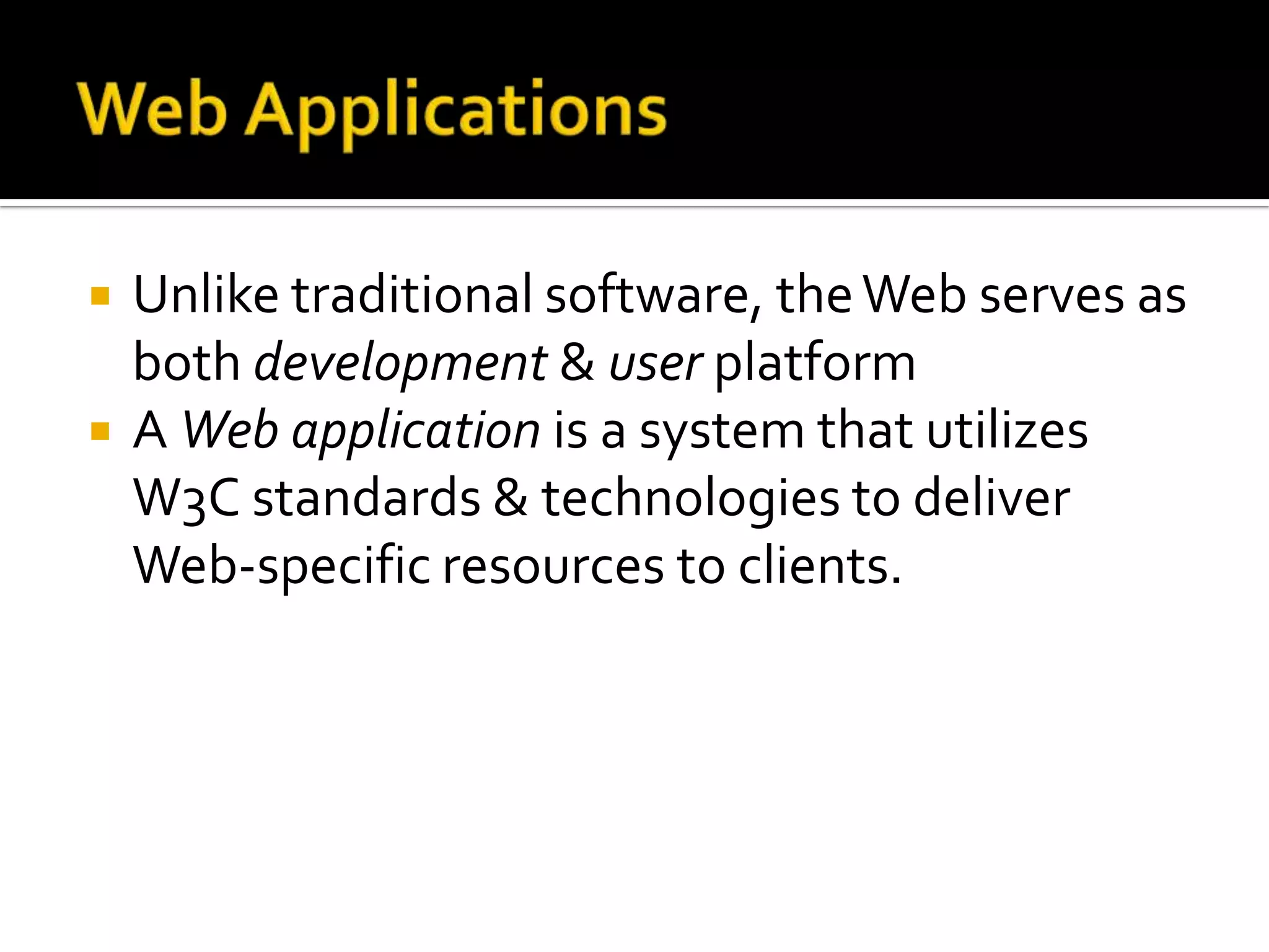 Software Engineering for Web Applications | PPTX