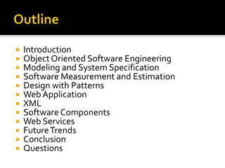 Software Engineering for Web Applications | PPTX