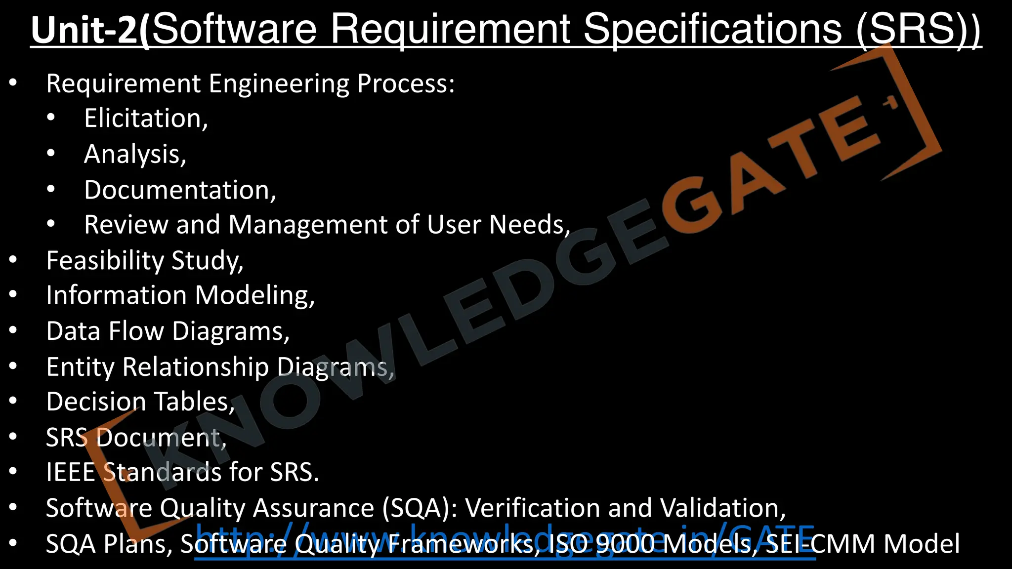 Software Engineering in 6 hours of knowledge gate | PDF