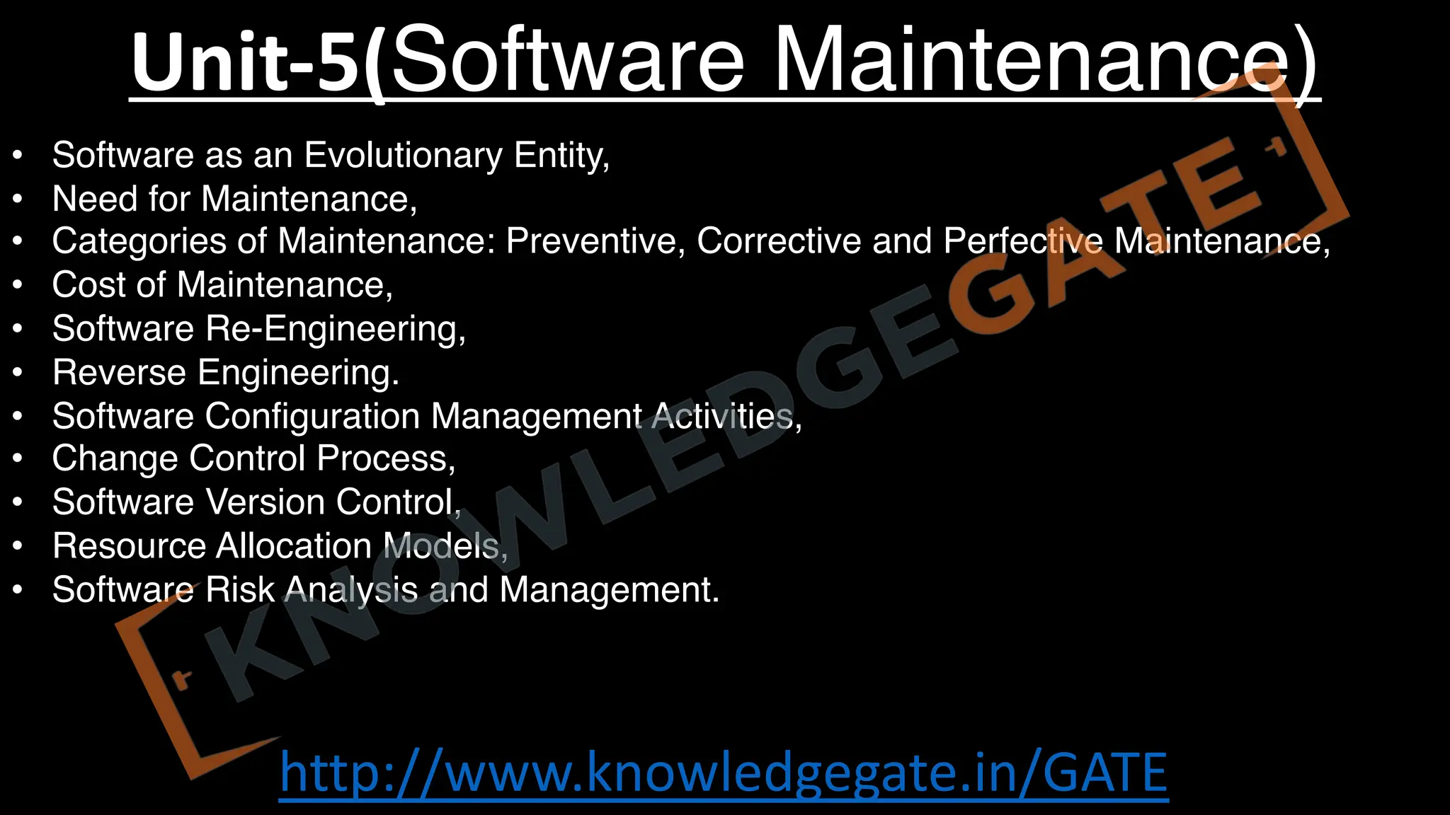 Software Engineering in 6 hours of knowledge gate | PDF