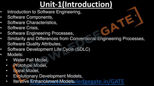 Software Engineering in 6 hours of knowledge gate | PDF | Operating ...