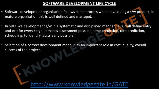 Software Engineering in 6 hours of knowledge gate | PDF | Operating ...
