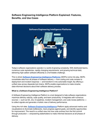 Software Engineering Intelligence Platform Explained_ Features ...