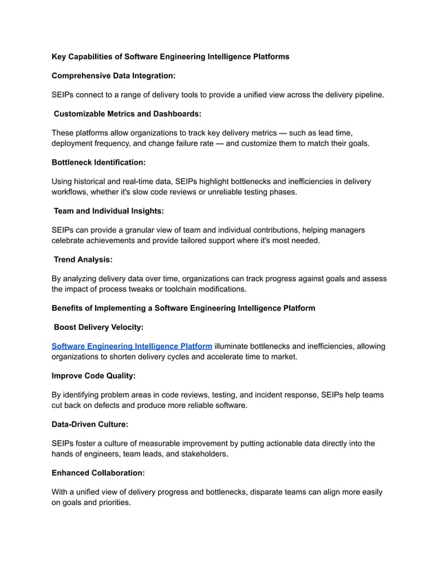 Software Engineering Intelligence Platform Explained_ Features, Benefits, and Use Cases.pdf