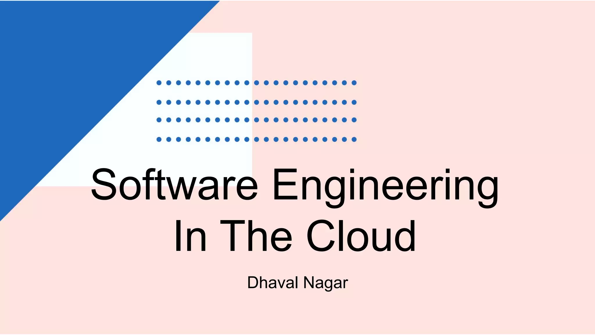 Software Engineering in the (AWS) Cloud | PDF