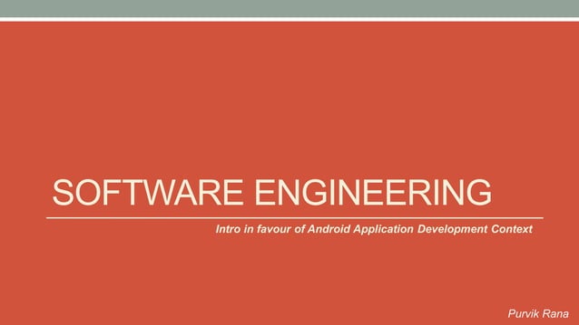 Software Engineering - Basics | PPT
