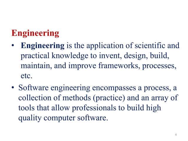 Software Engineering Introduction | PPT