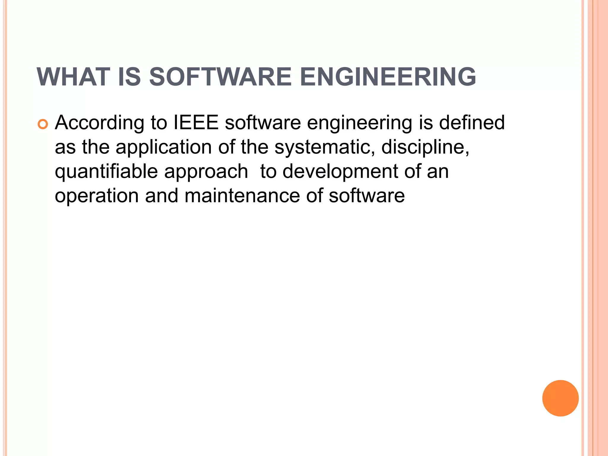 Software engineering layers | PPTX