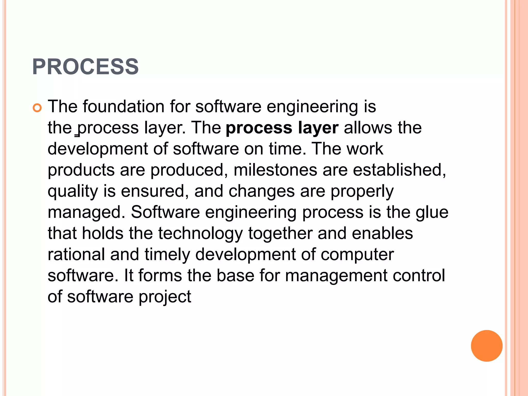 Software engineering layers | PPTX